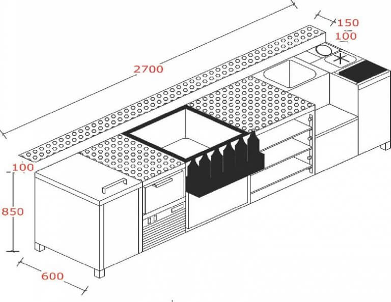 Customized Cocktail Station
